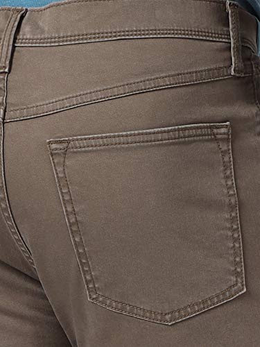 Wrangler Authentics mens Straight Fit Twill Pant , Major Brown , 34W x 30L