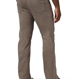 Wrangler Authentics mens Straight Fit Twill Pant , Major Brown , 34W x 30L