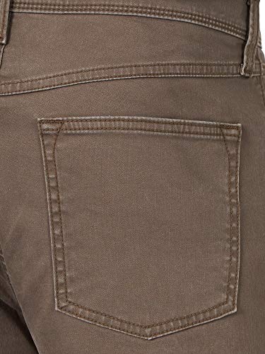 Wrangler Authentics mens Straight Fit Twill Pant , Major Brown , 34W x 30L