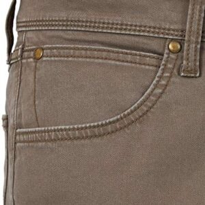 Wrangler Authentics mens Straight Fit Twill Pant , Major Brown , 34W x 30L