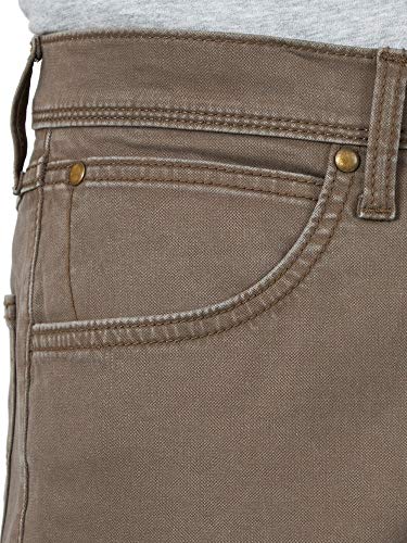 Wrangler Authentics mens Straight Fit Twill Pant , Major Brown , 34W x 30L