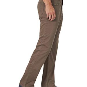 Wrangler Authentics mens Straight Fit Twill Pant , Major Brown , 34W x 30L