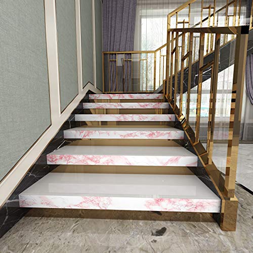 VEELIKE Pink Marble Contact Paper Wallpaper Stick and Peel 15.74 x118.11inches Self Adhesive Removable Waterproof Wall Covering for Table Countertop Cabinet Drawer