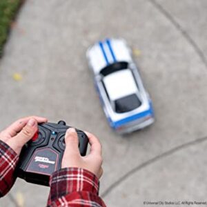 Jada Toys Fast & Furious Brian's Nissan Skyline GT-R (Bnr34)- Ready to Run R/C Radio Control Toy Vehicle, 1: 16 Scale, Silver and Blue, (99370)