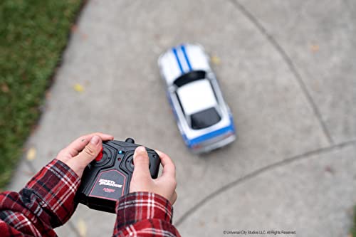 Jada Toys Fast & Furious Brian's Nissan Skyline GT-R (Bnr34)- Ready to Run R/C Radio Control Toy Vehicle, 1: 16 Scale, Silver and Blue, (99370)