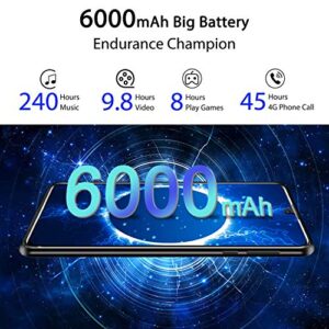 OUKITEL K9 Unlocked Cell Phone,7.12" FHD+ Screen 64GB ROM+4GB RAM Smartphone 16MP+8MP Dual Camera 6000mAh Battery Unlocked Cell Phones,Support OTG