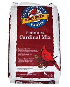 meadow ridge farms deluxe cardinal bird seed mix, 35-pound bag