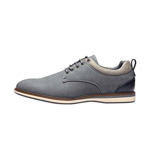 Bruno Marc Men's Grey Dress Shoes Casual Oxford LG19011M 12 M US