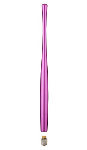 CCIVV Slim Waist Stylus Pens for Touch Screen, Compatible with iPad, iPhone, Kindle Fire + 8 Extra Replaceable Hybrid Fiber Tips (Pink, Purple, Blue, Rose Gold)