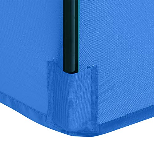 MASTERCANOPY Patio Umbrella 9 ft Replacement Canopy for 8 Ribs-Sky Blue