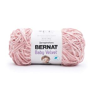 bernat baby velvet yarn, restful rose