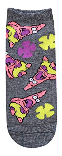 Hyp Spongebob Squarepants and Patrick Juniors/Womens 5 Pack Ankle Socks