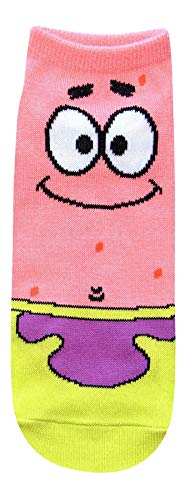 Hyp Spongebob Squarepants and Patrick Juniors/Womens 5 Pack Ankle Socks