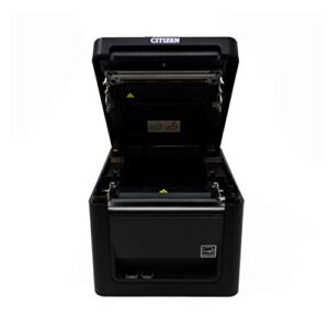 Citizen Thermal Receipt Printer - Black USB and Serial Interface with Auto-Cutter, Prints 250 mm/s