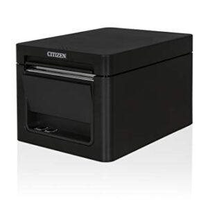 Citizen Thermal Receipt Printer - Black USB and Serial Interface with Auto-Cutter, Prints 250 mm/s