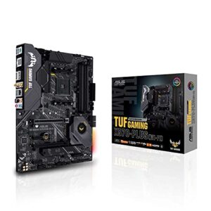 asus am4 tuf gaming x570-plus (wi-fi) am4 zen 3 ryzen 5000 & 3rd gen ryzen atx motherboard with pcie 4.0, dual m.2, 12+2 with dr. mos power stage