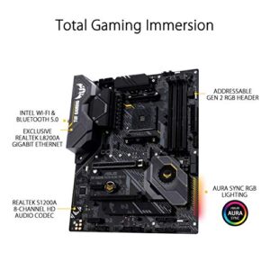 ASUS AM4 TUF Gaming X570-Plus (Wi-Fi) AM4 Zen 3 Ryzen 5000 & 3rd Gen Ryzen ATX Motherboard with PCIe 4.0, Dual M.2, 12+2 with Dr. MOS Power Stage