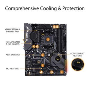 ASUS AM4 TUF Gaming X570-Plus (Wi-Fi) AM4 Zen 3 Ryzen 5000 & 3rd Gen Ryzen ATX Motherboard with PCIe 4.0, Dual M.2, 12+2 with Dr. MOS Power Stage