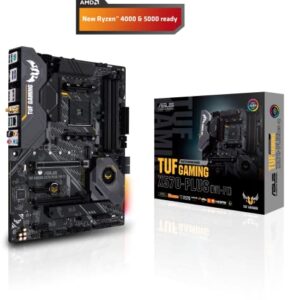 ASUS AM4 TUF Gaming X570-Plus (Wi-Fi) AM4 Zen 3 Ryzen 5000 & 3rd Gen Ryzen ATX Motherboard with PCIe 4.0, Dual M.2, 12+2 with Dr. MOS Power Stage