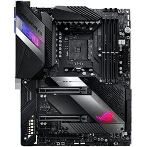 ASUS ROG X570 Crosshair VIII Hero (Wi-Fi) ATX Motherboard with PCIe 4.0, on-Board WiFi 6 (802.11Ax), 2.5 Gbps LAN, USB 3.2, SATA, M.2, Node and Aura Sync RGB Lighting