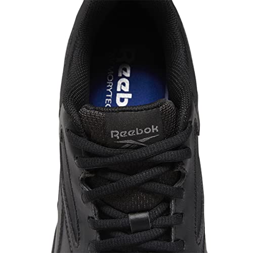 Reebok Men's Walk Ultra 7 DMX Max Shoe, Black/Grey/Royal, 11 Wide