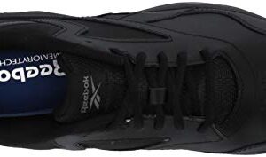 Reebok Men's Walk Ultra 7 DMX Max Shoe, Black/Grey/Royal, 11 Wide