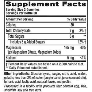 Vitafusion Magnesium Gummy Supplement, 60ct