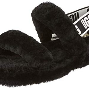 UGG Women's Oh Yeah Slipper, Black, 10