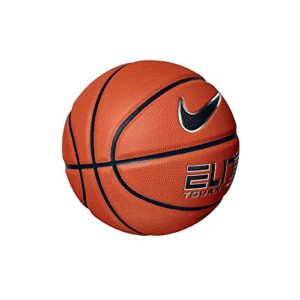 Nike Unisex's Basketball Elite Tournament Amber/Black, Size 7