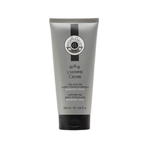 roger & gallet lho l'homme cedar shower gel - 6.6 oz tube