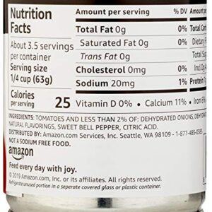 Amazon Brand - Happy Belly Tomato Sauce, No Salt Added, 8 Ounce