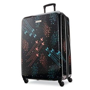 american tourister star wars hardside spinner wheel luggage, galaxy, checked-large 28-inch