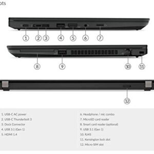 Lenovo ThinkPad T490 PC Laptop, 14.0" FHD IPS Anti-Glare Multi-touch Display, Intel Core i7-8665U Processor, 16GB DDR4 RAM, 512GB PCIe SSD, Fingerprint Reader, Backlit Keyboard, Windows 10 Pro 64 bits