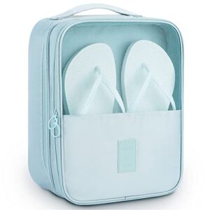 shoe bags for women,mossio sports shoe storage luggage organizer sky blue