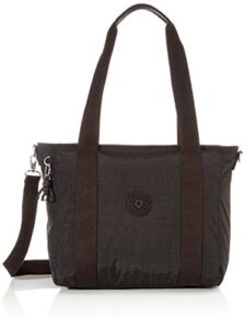 kipling tote, black (black noir)