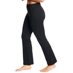 C9 Champion womens Curvy Fit Yoga Pants, Ebony - Regular Length, Medium US