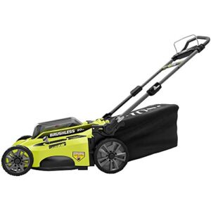 Ryobi Cordless Push Lawn Mower 20 in. 40-Volt with Whisper-Quiet Design