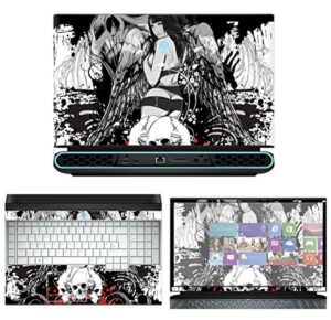 decalrus - protective decal skin sticker for 2019 alienware area-51m awar51m (17.3" screen) case cover wrap alarea51m_17-23