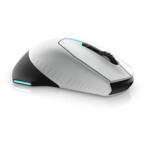 Alienware Wired/Wireless Gaming Mouse 610M-Light, Lunar Light