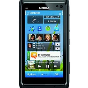 Nokia N8 Unlocked GSM Touchscreen Phone Featuring GPS with Voice Navigation and 12 MP Camera (Black) (Black)