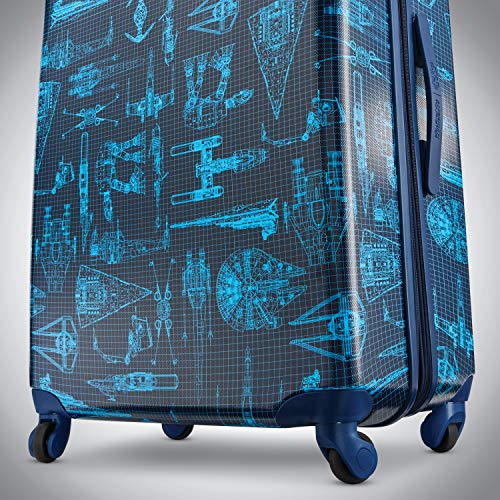 American Tourister Star Wars Hardside Spinner Wheel Luggage, Intergalactic, Checked-Large 28-Inch