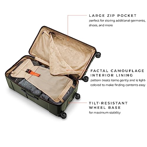 Briggs & Riley Torq Hardside Luggage, Hunter, Checked-X-Large 32-Inch