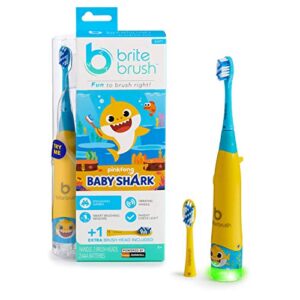 britebrush™ - interactive smart kids toothbrush featuring baby shark