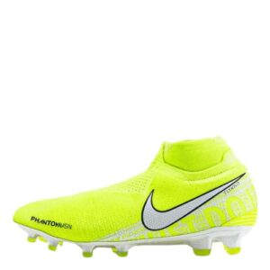 nike phantom vsn elite df fg mens football boots ao3262 soccer cleats (uk 12 us 13 eu 47.5, volt white barely white 717)