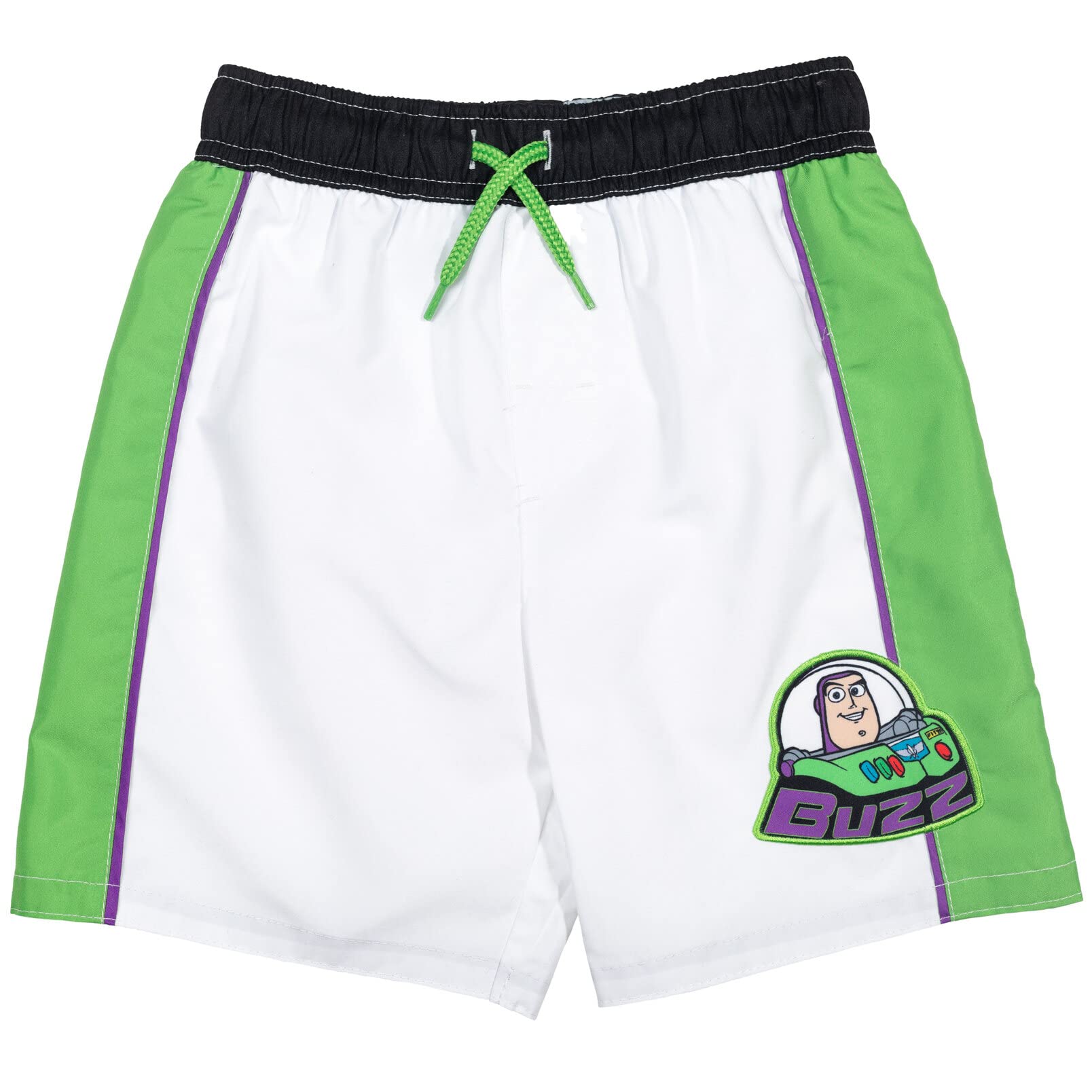 Disney Pixar Toy Story Buzz Lightyear Toddler Boys Rash Guard and Swim Trunks Outfit Set 2T