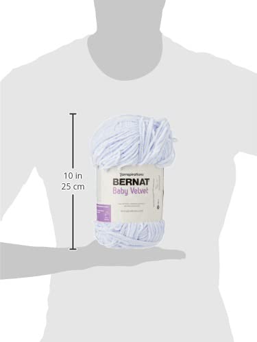 Bernat Baby Velvet Yarn, Sky Blue, 1 Count (Pack of 1)