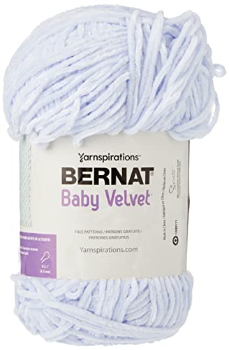 Bernat Baby Velvet Yarn, Sky Blue, 1 Count (Pack of 1)