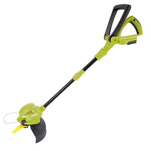 Sun Joe 24V-SB10-CT 24-Volt IONMAX Cordless SharperBlade Stringless Lawn Trimmer, 10-Inch, Tool Only