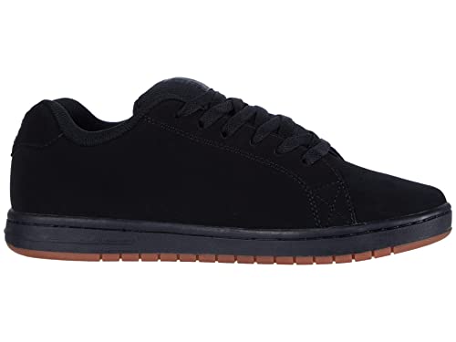 DC Gaveler Casual Low Top Skate Shoes Sneakers Black/Gum 13 D (M)