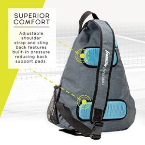 Franklin Sports Pickleball Bags - Pickleball Sling Bag Backpack for Gear + Equipment - Pickleball Bag for Men + Women - Holds Paddles, Pickleballs + Accessories - Official US Open Pickleball Bag